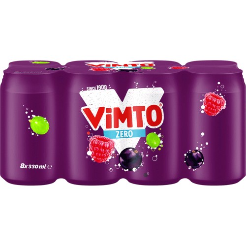 Vimto Fizzy No Added Sugar 8pk | One Stop British Shop