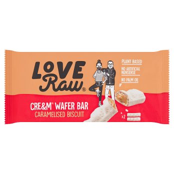 Love Raw Biscuit Caramelised Cream Wafer | One Stop British Shop