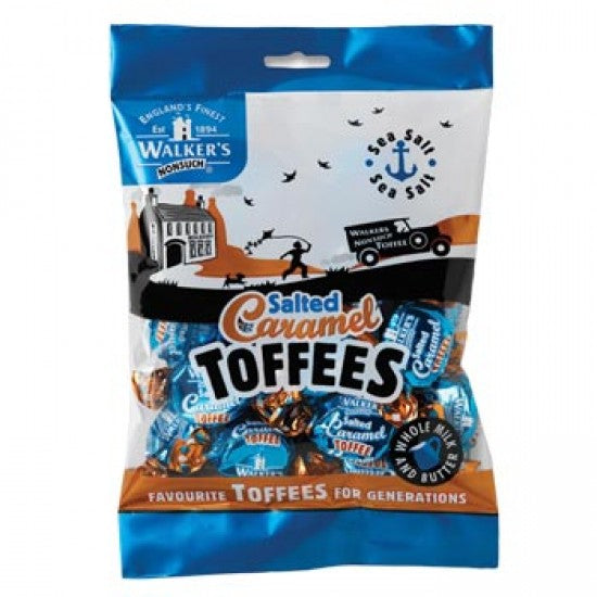 Walkers Salted Caramel Toffee Bags 150g | One Stop British Shop