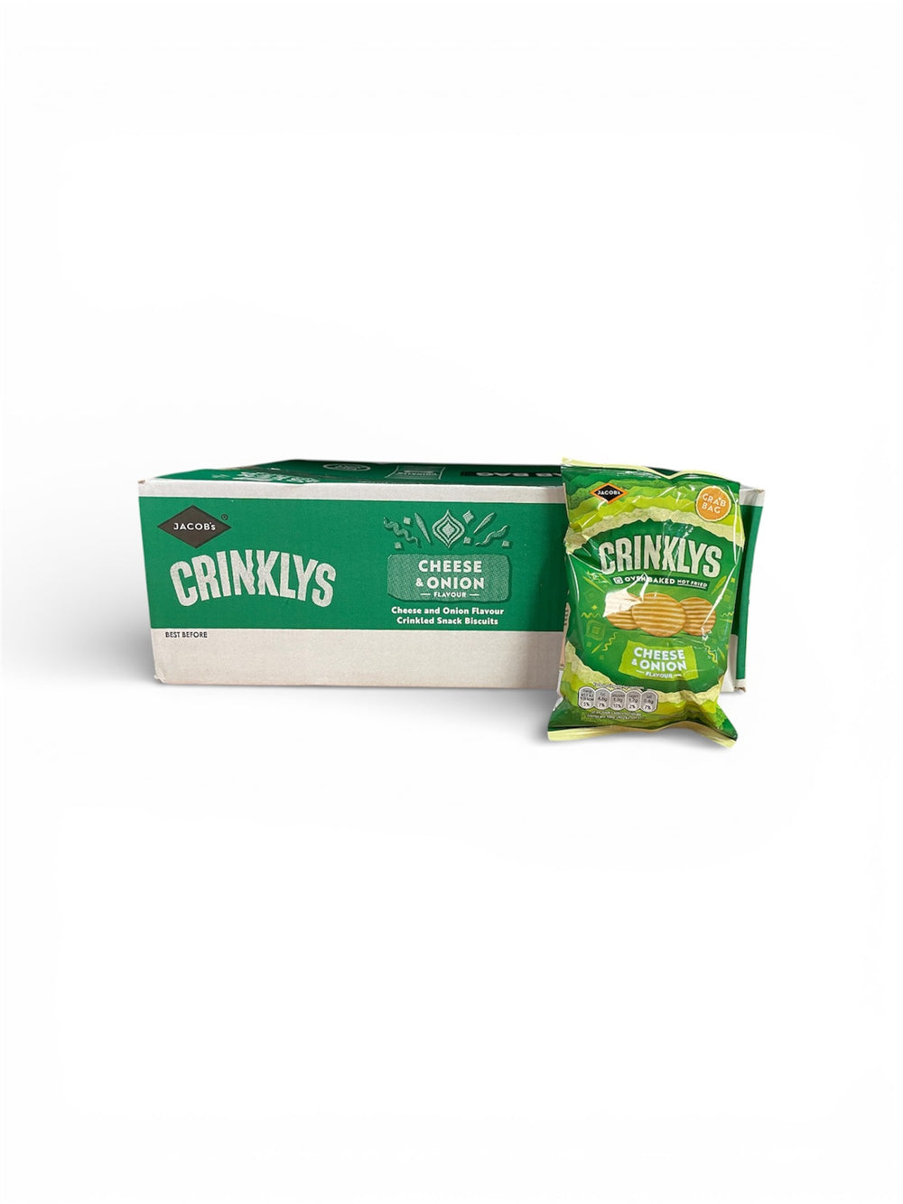 CLEARANCE - Jacob's Crinkly Cheese & Onion 45g- Box | One Stop British Shop