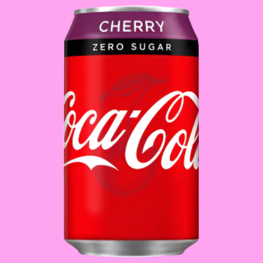 Coca Cola Cherry Coke Zero Cans 330ml | One Stop British Shop