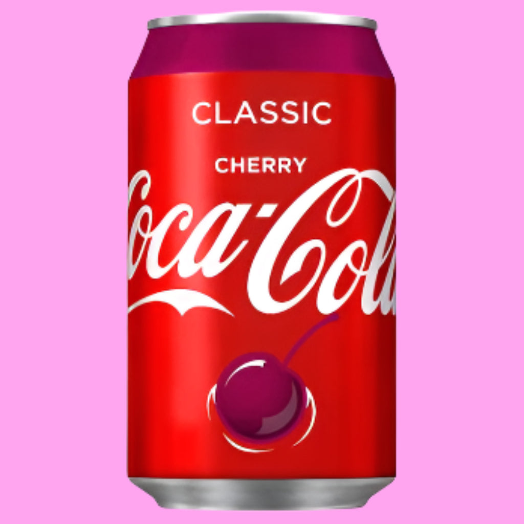 British Drinks - Coca Cola Cherry Coke Cans 330ml | One Stop British Shop