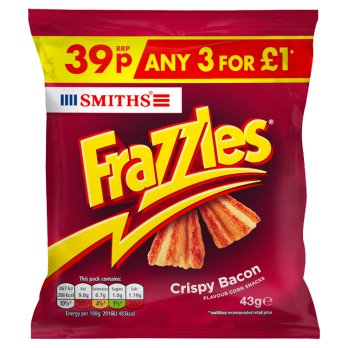 UK Crisps - Frazzles Crispy Bacon 43g | One Stop British Shop