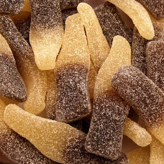 Bulk Lollies - Giant Fizzy Cola Bottles | One Stop British Shop